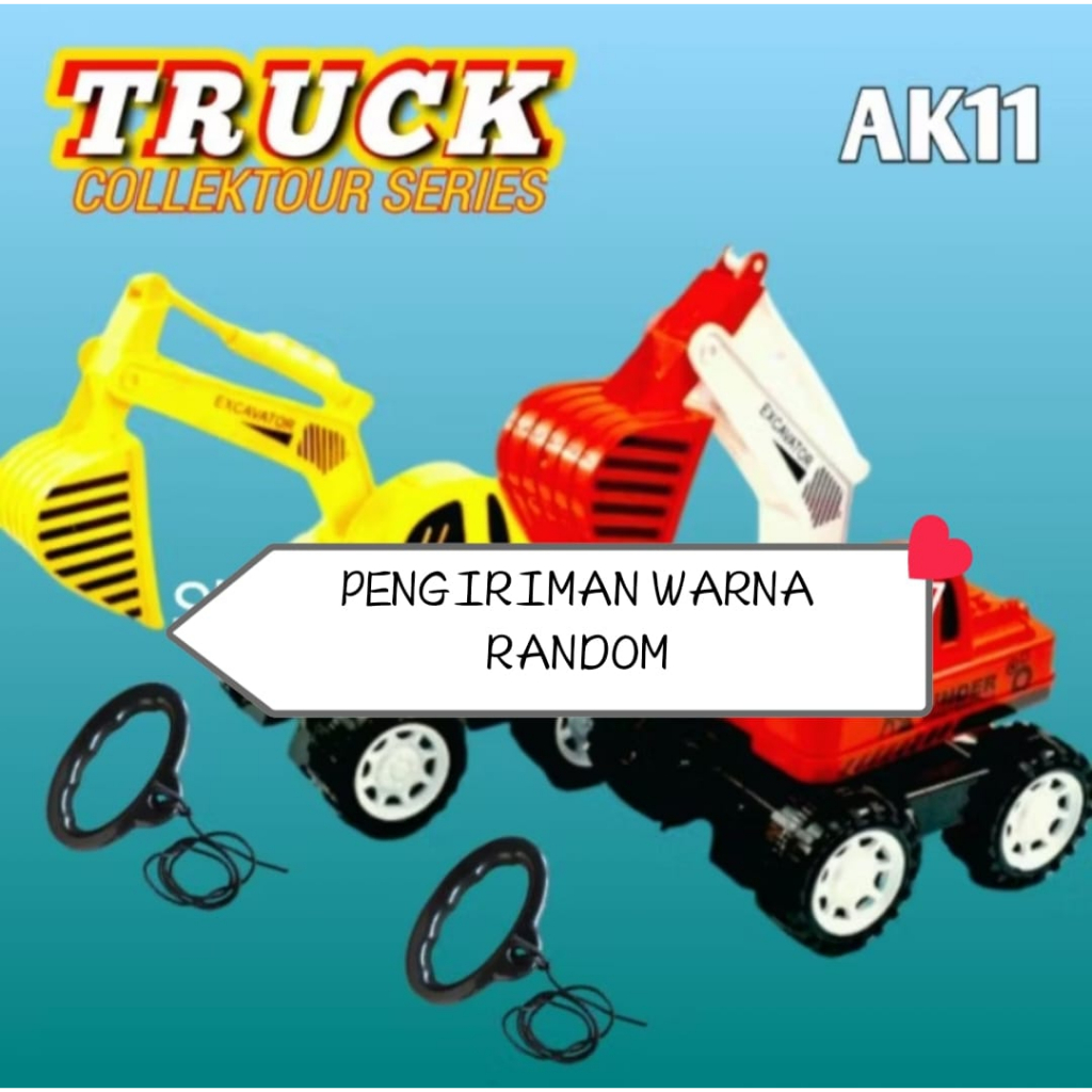 Jual AK 11 MAINAN TRUCK KONTRUKSI CRANE OPP / MAINAN MOBIL TRUCK ...