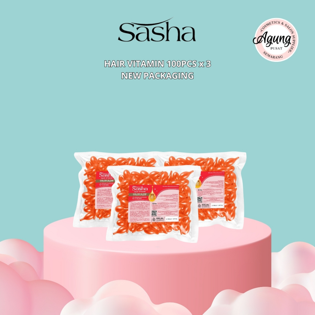Jual SASHA VITAMIN ISI 100 @3PCS (NEW PACKAGING) | Shopee Indonesia