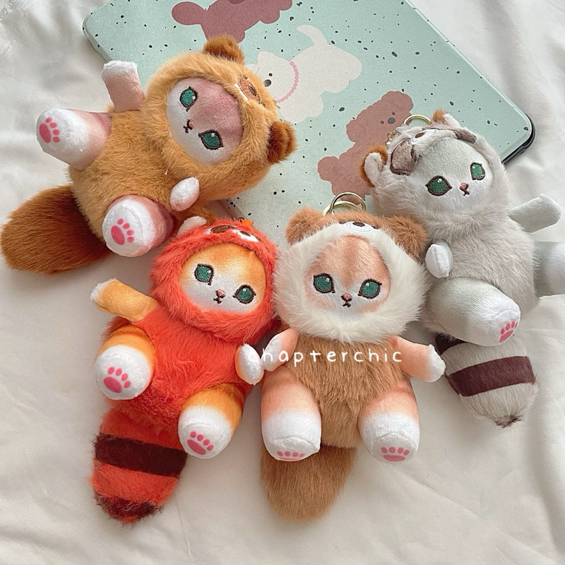 Jual Mofusand Rubah Musang Fox Red Panda Kucing Jepang Keychain ...