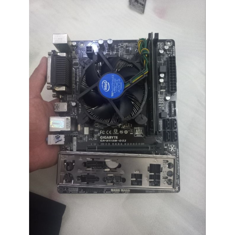 Jual Mainboard LGA 1151 ASUS GIGABYTE H110 proc i5 7400 Ddr4 8Gb ...