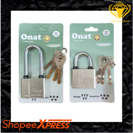 Jual GEMBOK STAINLESS ONAT | Shopee Indonesia