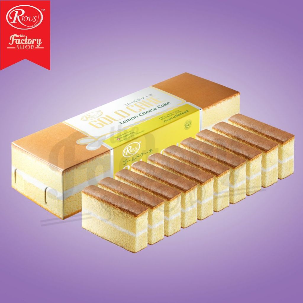 Jual Rious Gold Cake Japanese Cake Bolu Jepang Lemon Cheese Lemon keju ...