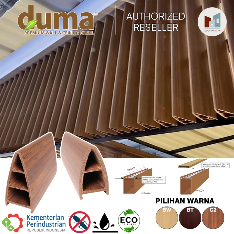 Jual PARA - PARA CLICK ON HOLLOW V DUMA WOOD PLASTIC COMPOSITE (WPC ...