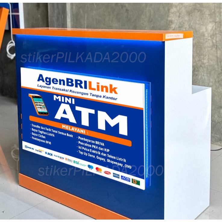 Jual STIKER VINYL MEJA AGEN BRILINK MODEL 15 | Shopee Indonesia