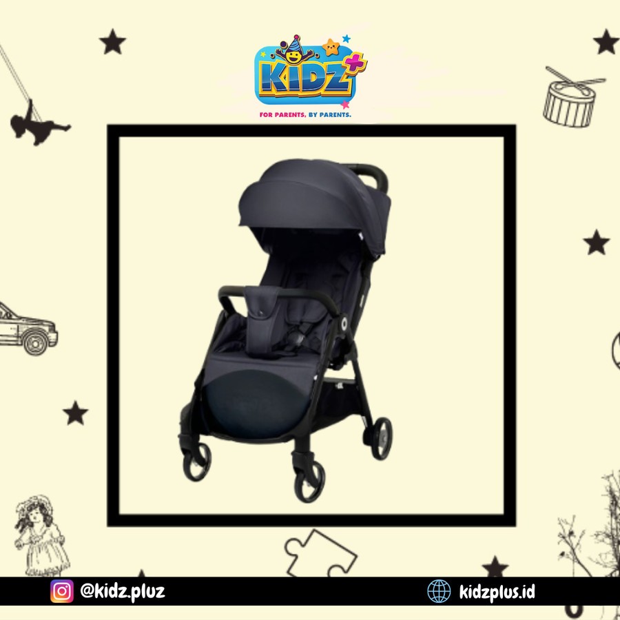 Jual Sewa Xero Auto Fold Stroller – All New Black | Shopee Indonesia