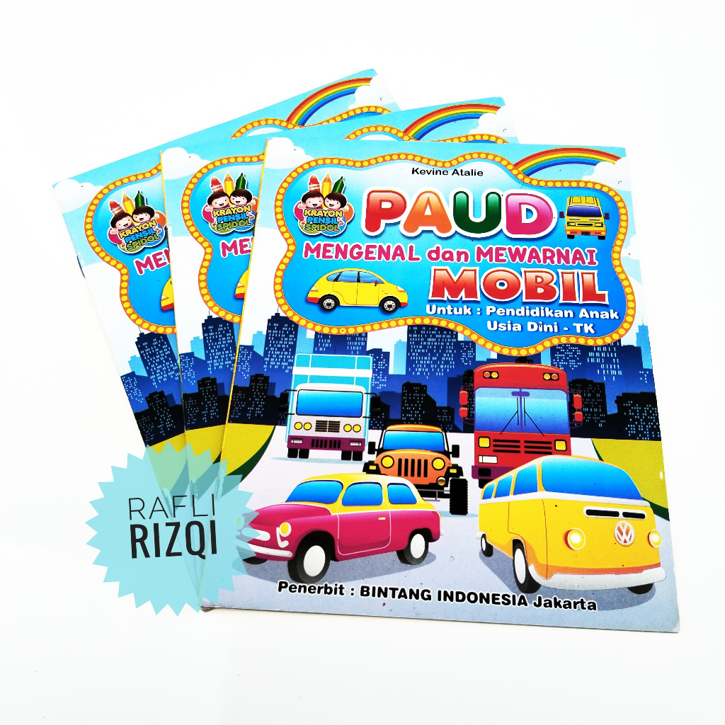 Jual Buku Mengenal dan Mewarnai Mobil / Buku Mewarnai Mobil / Buku ...