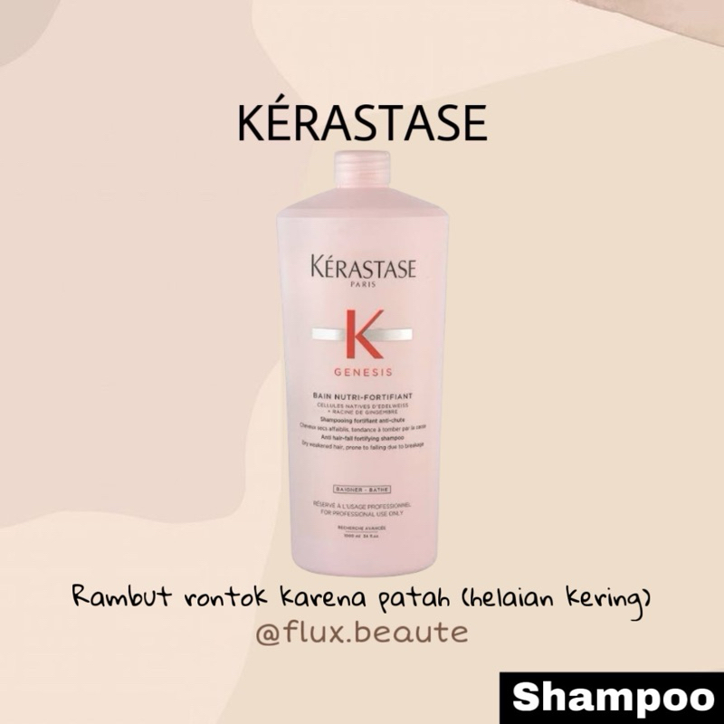 Jual Genesis Bain Nutri Fortifiant Shampoo 1000ml | Shopee Indonesia
