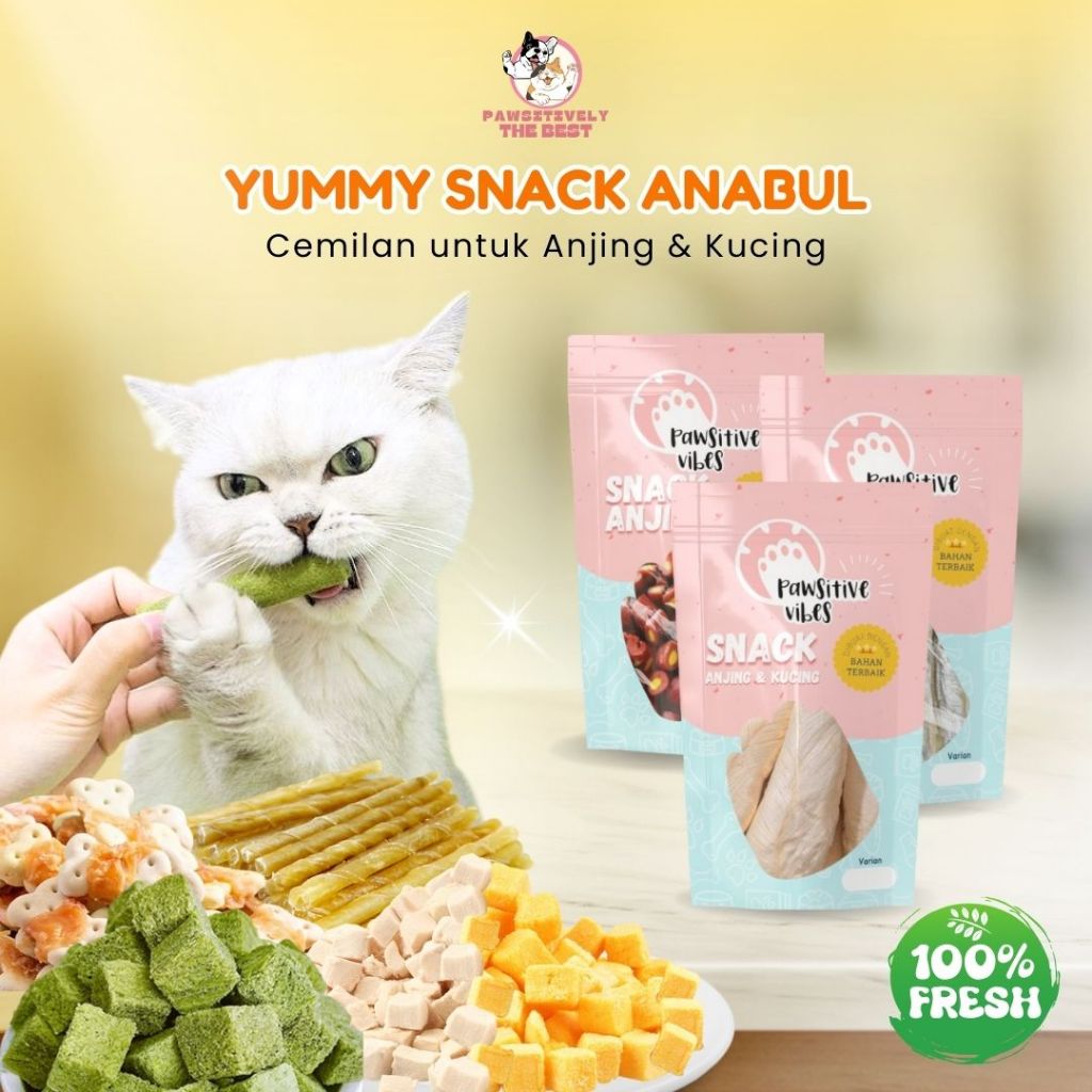 Jual Snack Anjing Kucing - Freeze Dried Chicken Cubes - Biskuit Snack ...