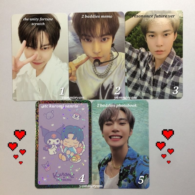 Jual wts photocard nct 127 doyoung the unity 3rd tour fortune scratch 2 ...