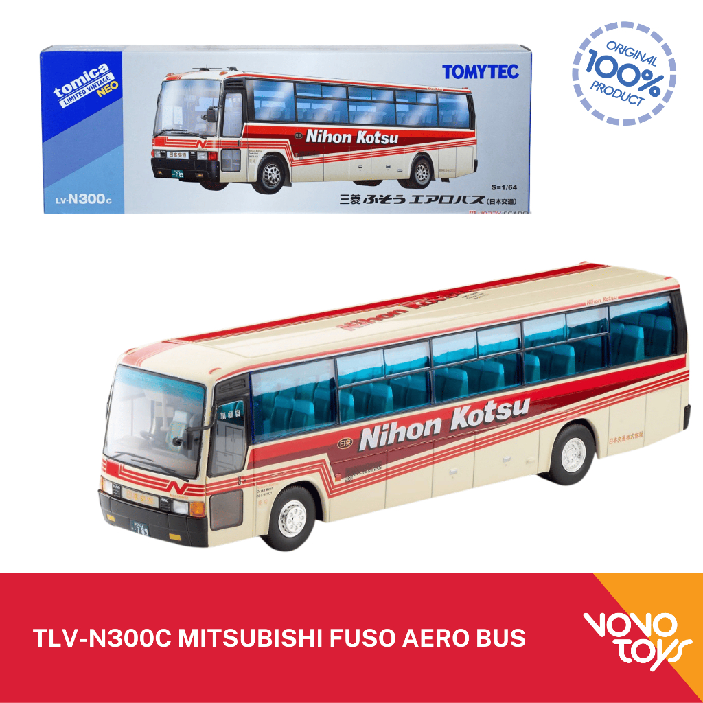 Jual Tomica Limited Vintage LV-N300c Mitsubishi Fuso Aero Bus | Shopee Indonesia