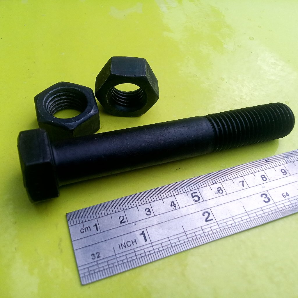 Jual BAUT BAJA HTB 8.8 M16 X 100 HALF DRAT / BAUT 24 KUNCI 24 / BAUD ...