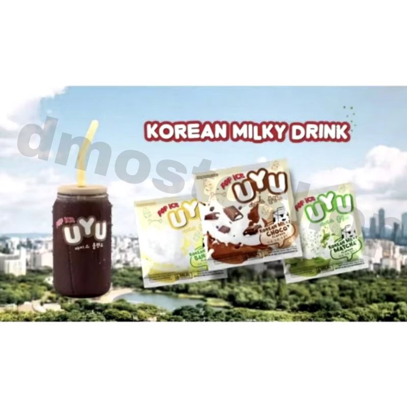 Jual POP ICE UYU korean uyu coklat uyu matcha uyu banana UYU CHOCO MALT ...