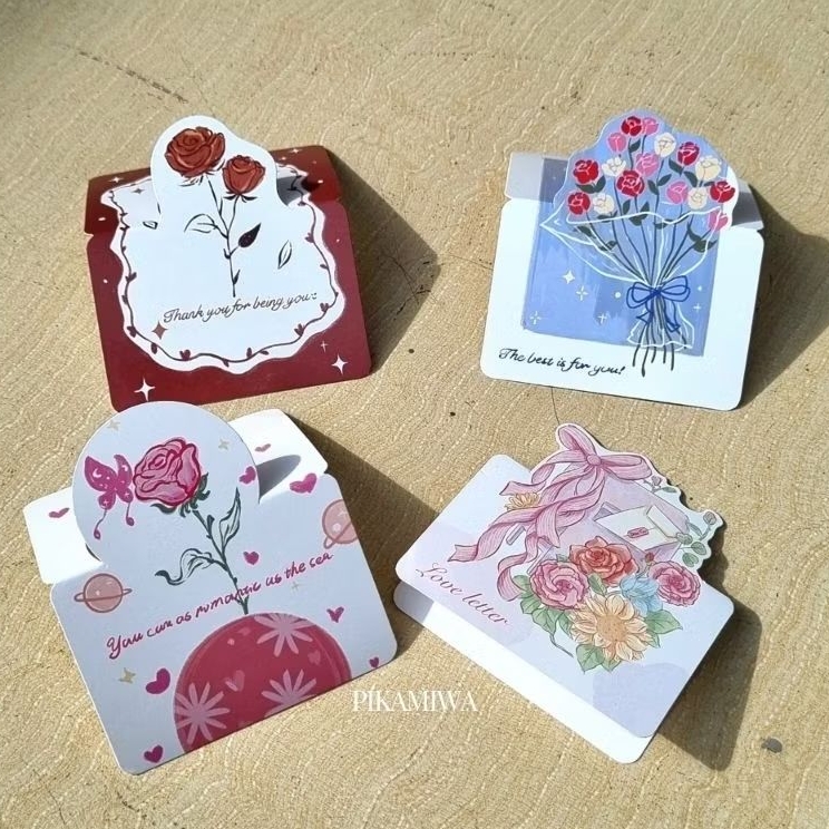 Jual KARTU UCAPAN [REQUEST TULIS NOTES] kartu ucapan hadiah | Shopee ...