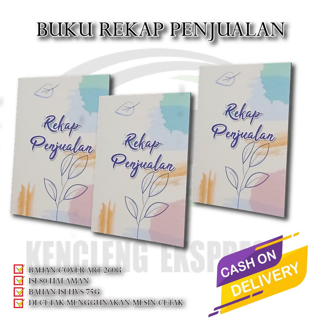 Jual BUKU REKAP PENJUALAN OLSHOP A5 ISI 40 LEMBAR 80 HALAMAN READY STOK ...