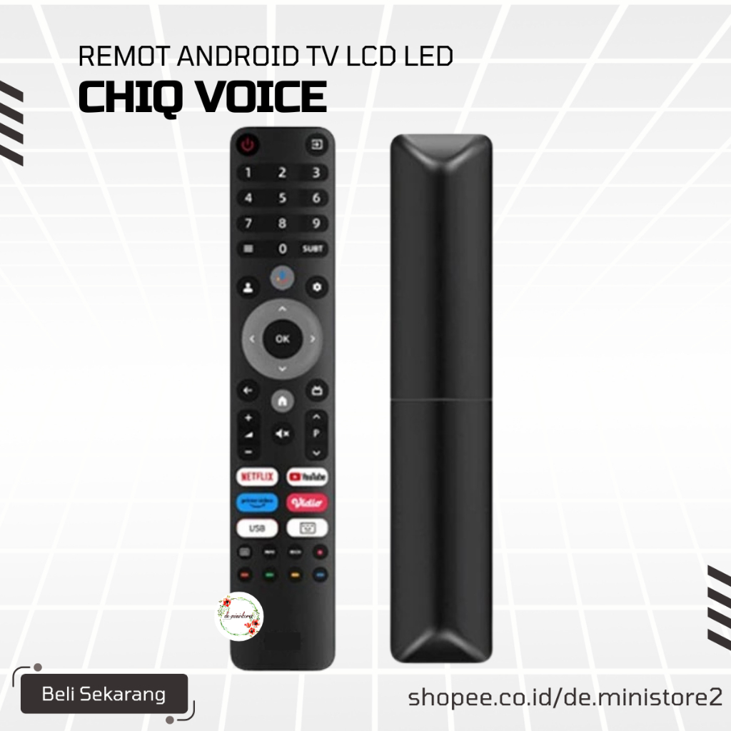 Jual Remote Google TV Chiq Voice / Remot TV Chiq LCD LED Voice | Shopee ...