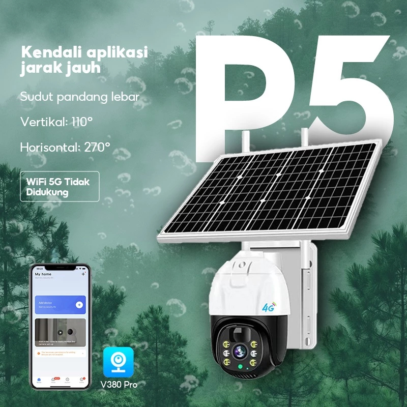 Jual Franwell 4G outdoor pan/tilt cctv Solar Camera V380 4G Solar 3MP ...
