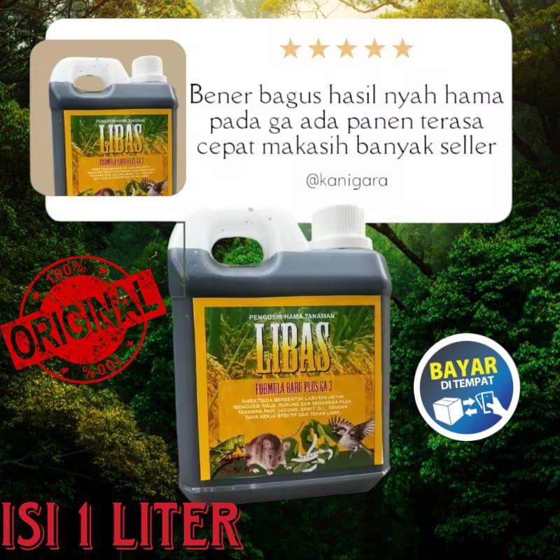 Jual Libas isi 1 liter Pestisida Insektisida Pembasmi Hama Tanaman ...