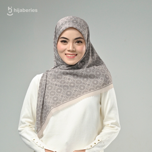 Jual Hijaberies - Emily Digital Motif Series 4 (Taupe) | Shopee Indonesia