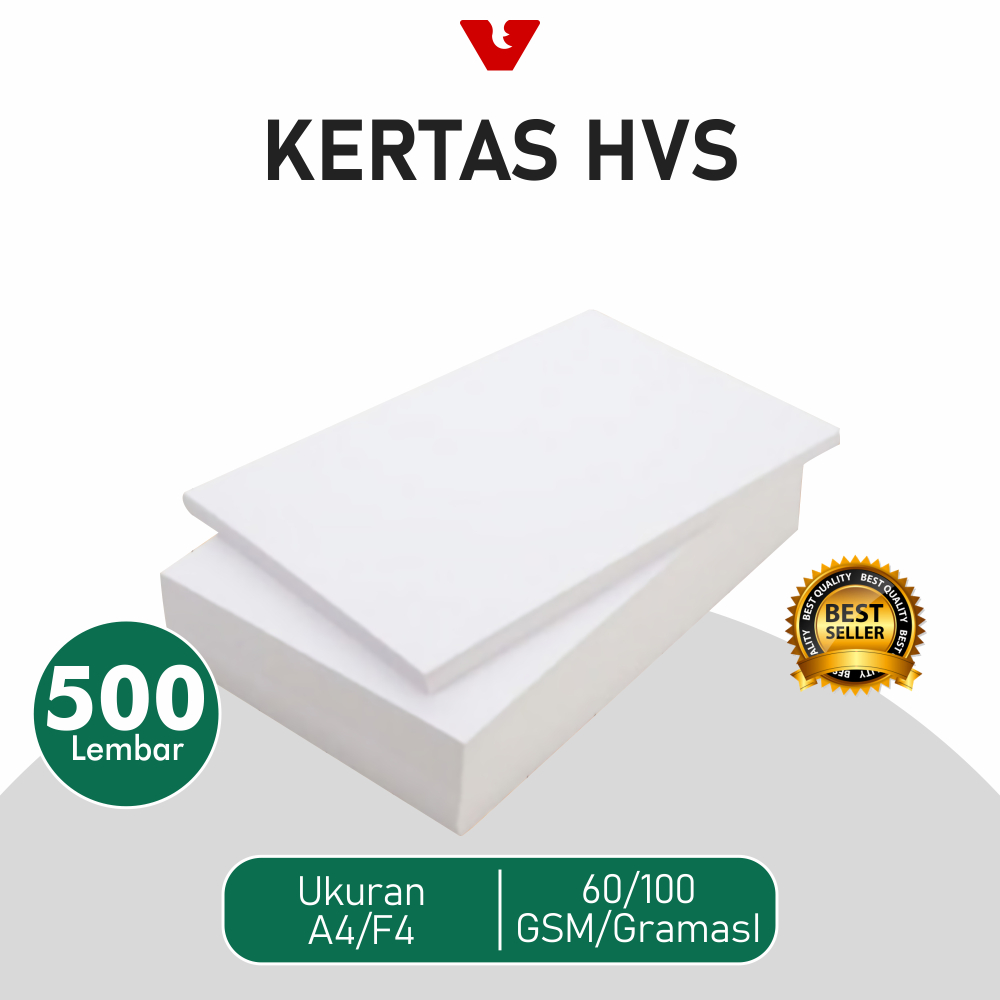 Jual Kertas HVS Ukuran A4/F4 - Gramasi 60 GSM/100 GSM - Isi 500 Lembar ...