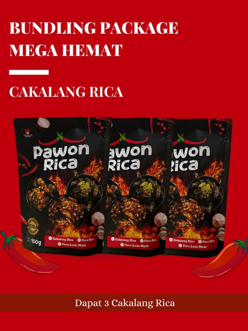 Jual [MEGA HEMAT 3 Pack] Cakalang Rica Suwir 100gr Cakalang Rica Khas Manado by Pawonricasby ...