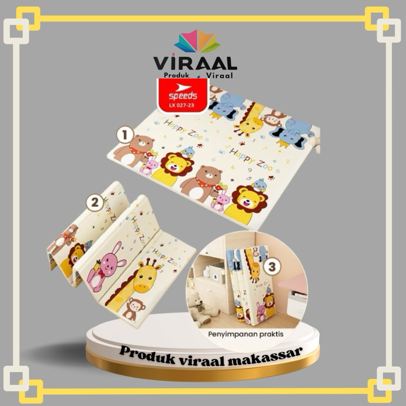 Jual Makassar prdouk viral playmate speeds matras bayi 180X200 CM ...