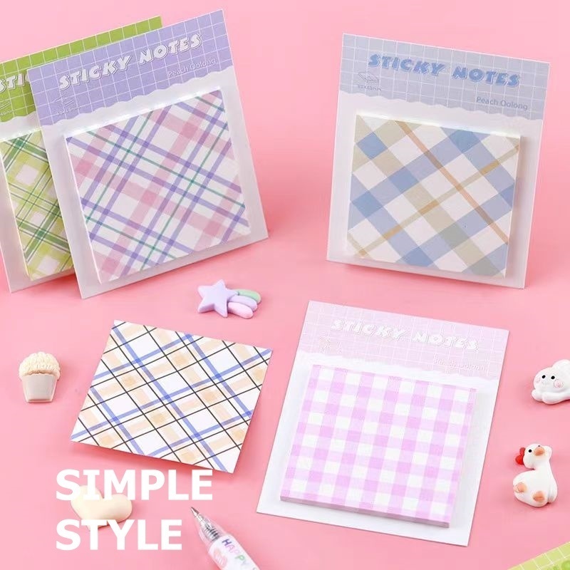 Jual Sticky notes simple style pattern Note Memo kotak Catatan Tempel ...
