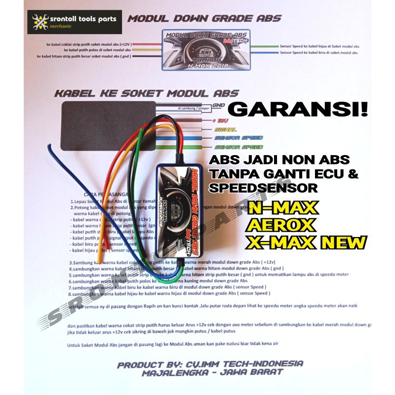 Jual Modul untuk downgrade ABS Nmax Xmax dan New Nmax jadi non ABS ...