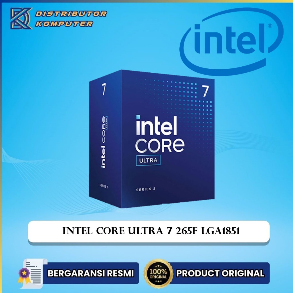 Jual PROCESSOR INTEL CORE ULTRA 7 265F (LGA 1851) | Shopee Indonesia