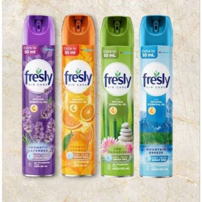 Jual FRESLY AIR CARE PENGHARUM RUANGAN 400ML | Shopee Indonesia