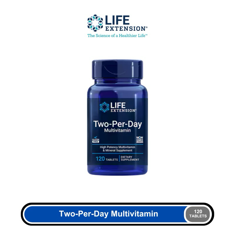 Jual LIFE EXTENSION Two-Per-Day Multivitamin - 120 Tablets | Shopee ...