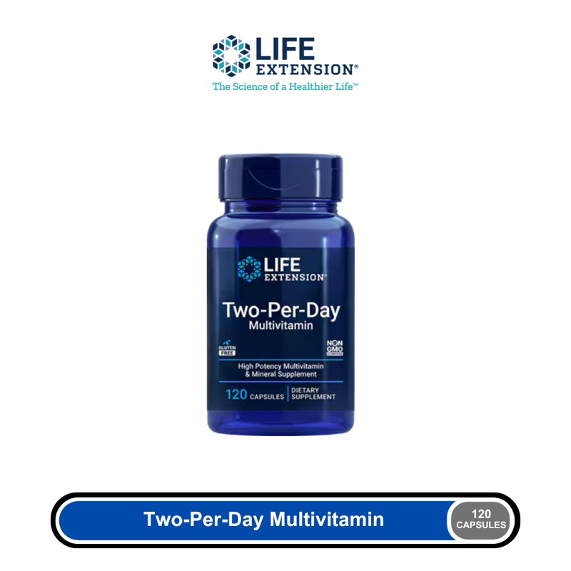 Jual LIFE EXTENSION Two-Per-Day Multivitamin - 120 Capsules | Shopee ...