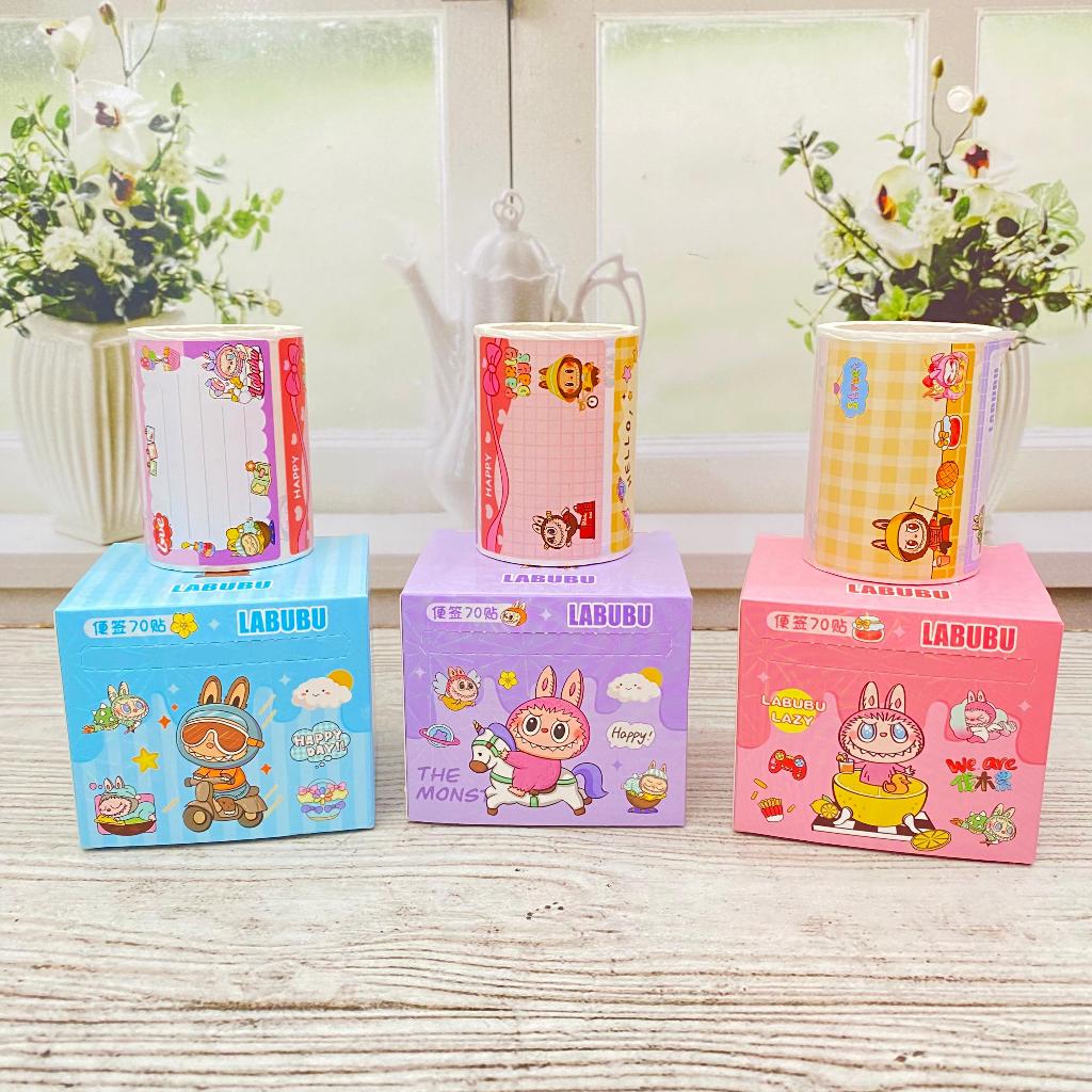 Jual Label Nama Roll Labubu SZ-336 MN 1720 - Label nama gambar kartun ...