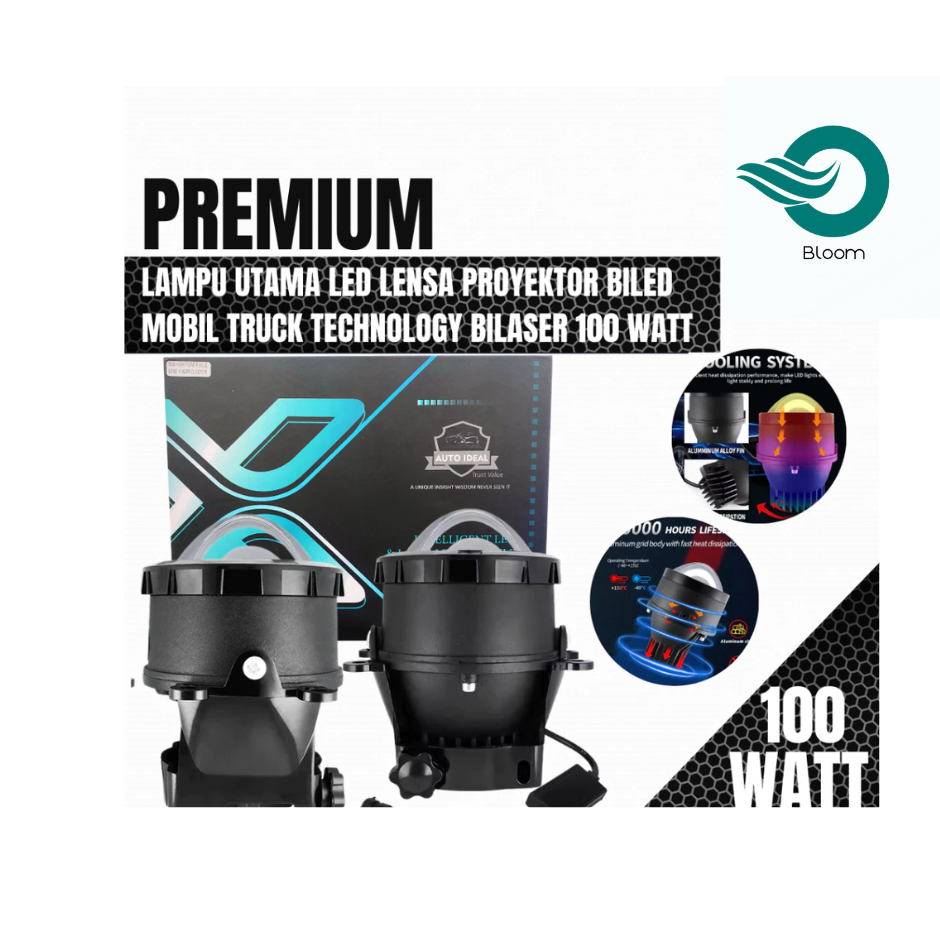 Jual Lampu Biled LED Mobil Super Terang Lampu Sorot Mobil Lampu Utama ...