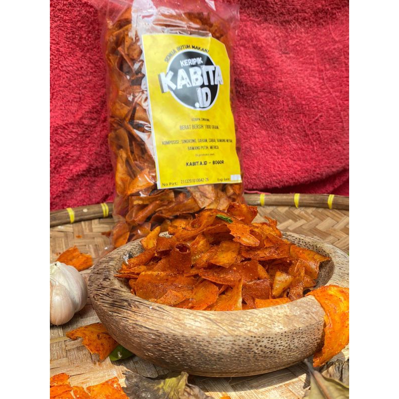 Jual KABITA Kripik Singkong Pedas 500g | Shopee Indonesia
