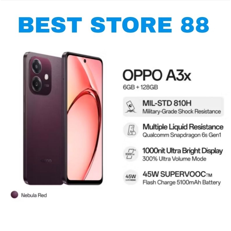 Jual Oppo A3x 4/64 , 4/128 ,6/128 Ready Stock | Shopee Indonesia