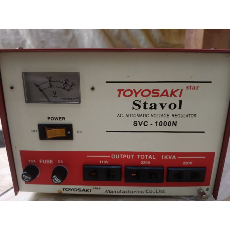 Jual stavol stabilizer toyosaki 1000 watt | Shopee Indonesia