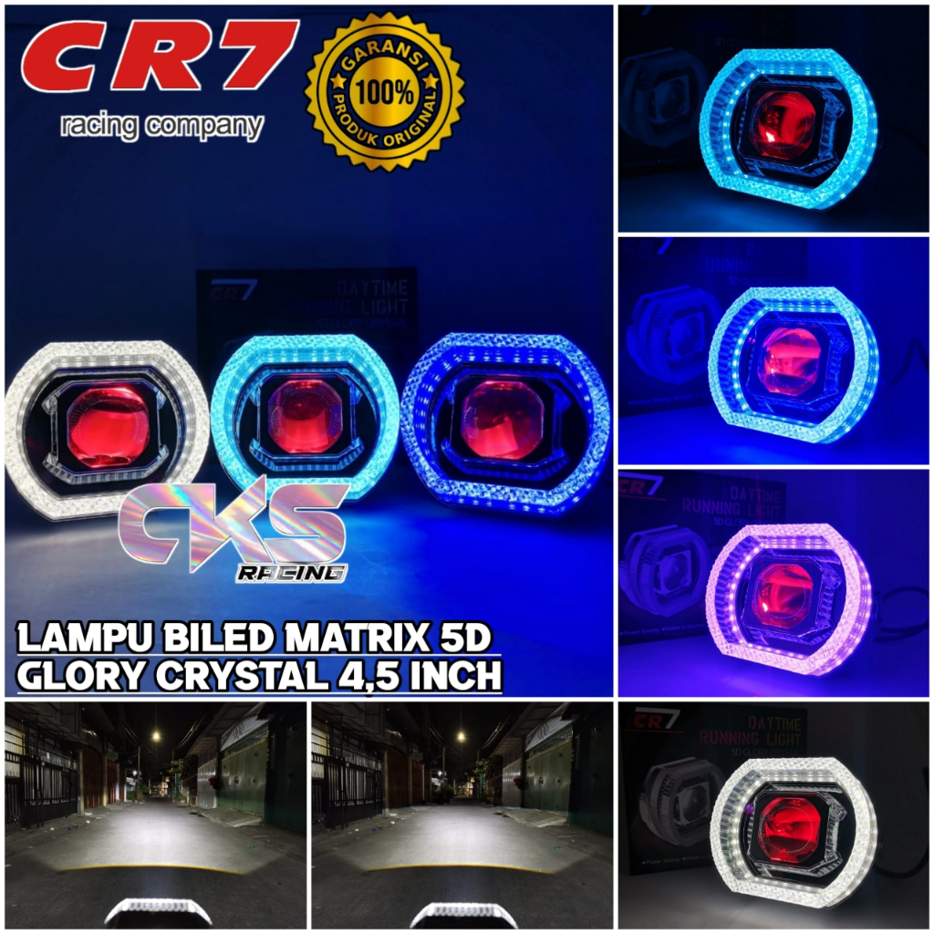 Jual Lampu Projie Biled Matrix 4.5 inch Biled MATRIX X1 Universal Plus ...