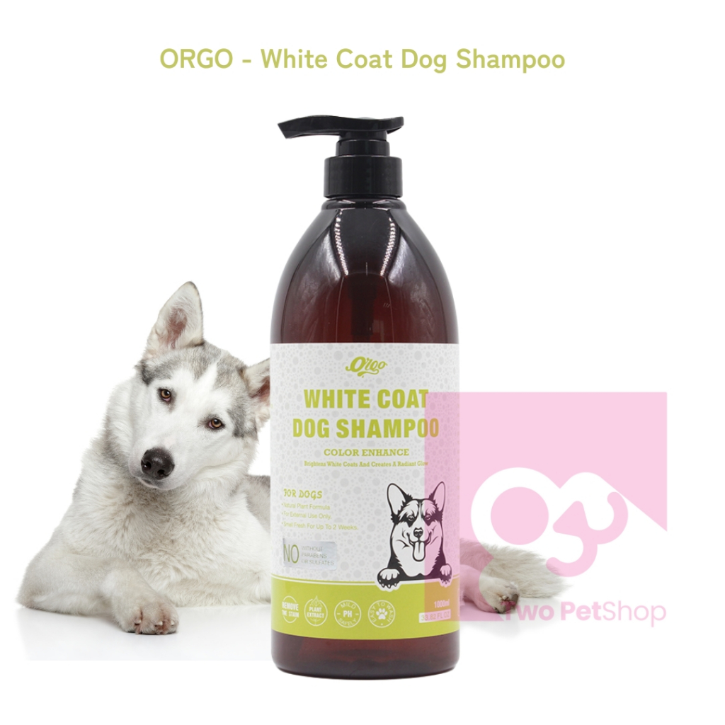 Jual ORGO - White Coat Dog Shampoo - Shampoo Khusus Anjing Putih - 1000 ...