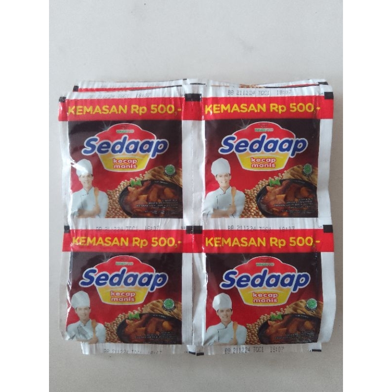 Jual Kecap Manis Sedap Sedaap 16ml 1 Renceng Isi 12 Sachet | Shopee ...