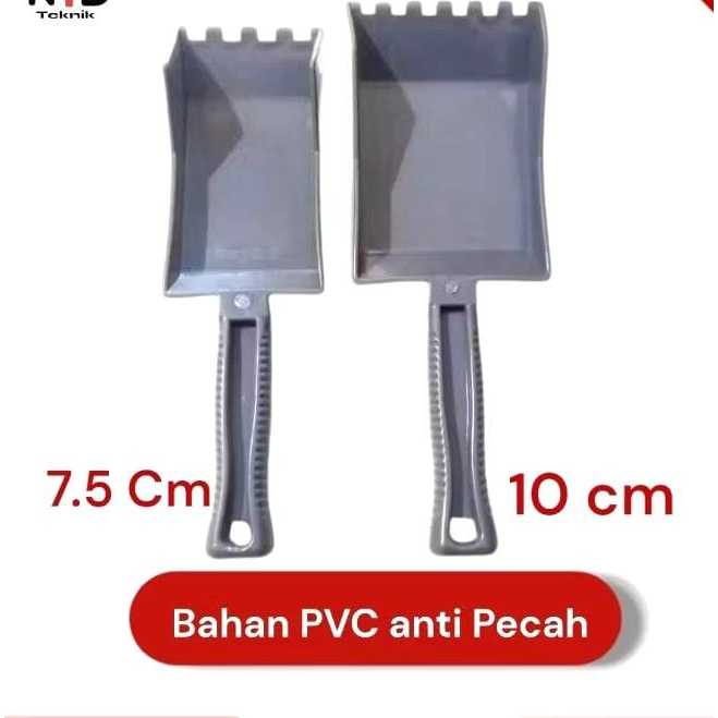 Jual Sendok Semen Cetok Bata Ringan Hebel PVC anti pecah warna Abu merk ...