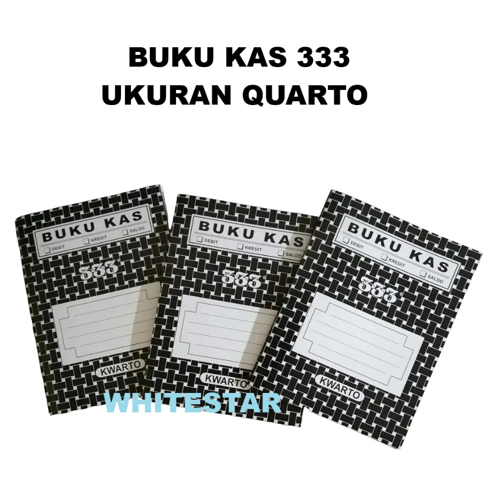 Jual buku kas 333 uk. / ukuran quarto - 60 lembar | Shopee Indonesia