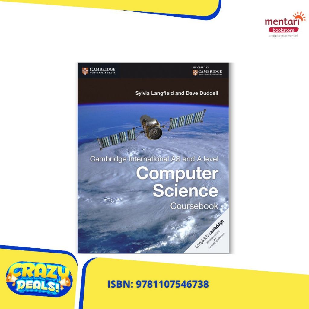 Jual Cambridge International AS and A Level Computer Science Coursebook ...