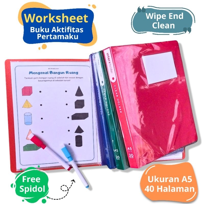 Jual Worksheet Buku Aktifitas Pertamaku Usia 2-4 Tahun | Shopee Indonesia