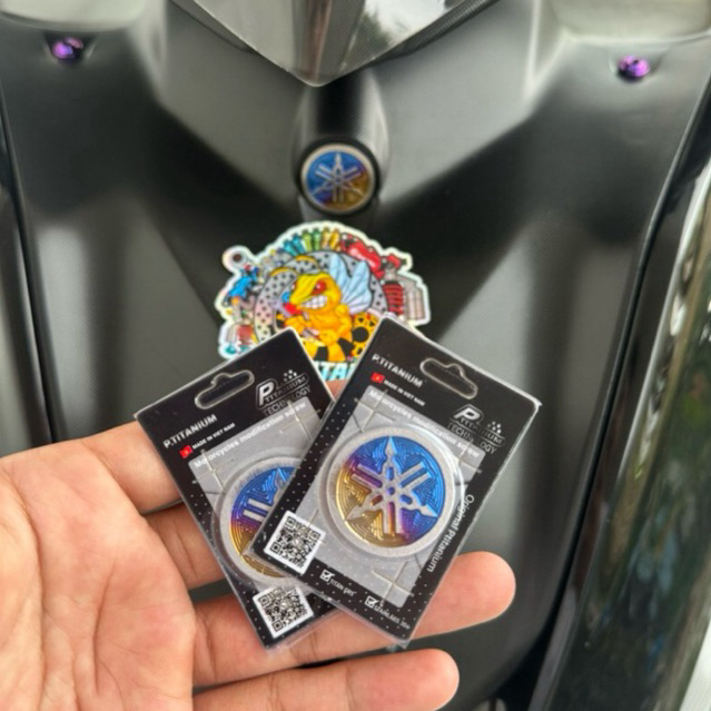 Jual EMBLEM TITANIUM LOGO YAMAHA 2,8CM ORIGINAL TITANIUM GR5 | Shopee ...