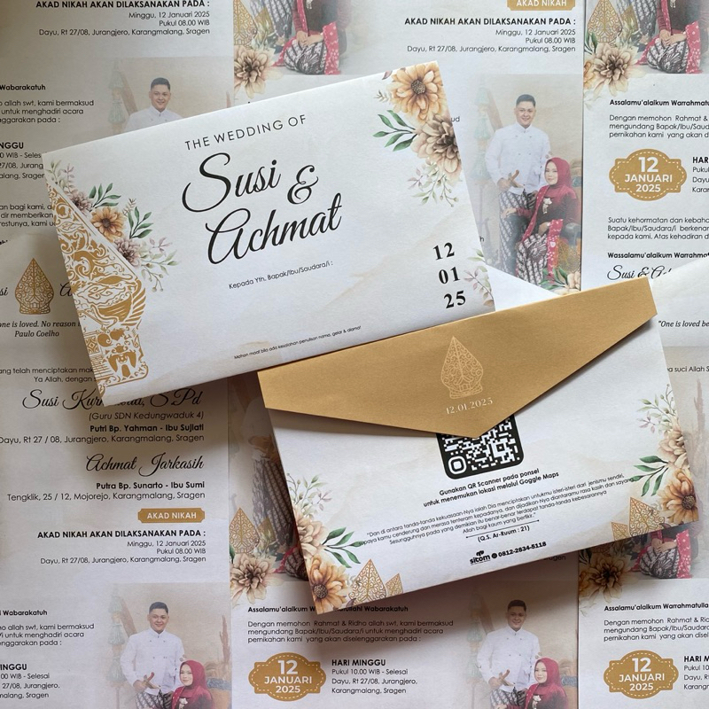 Jual Undangan pernikahan Undangan nikah Undangan tasyakuran Undangan ...