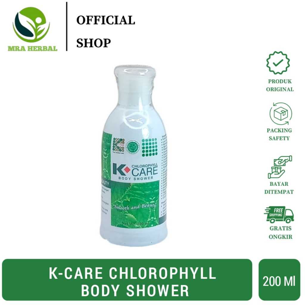 Jual Sabun Klorofil Cair 200 Ml | K-Care Chlorophyll Body Shower | Sabun Klorofil K-Link ...