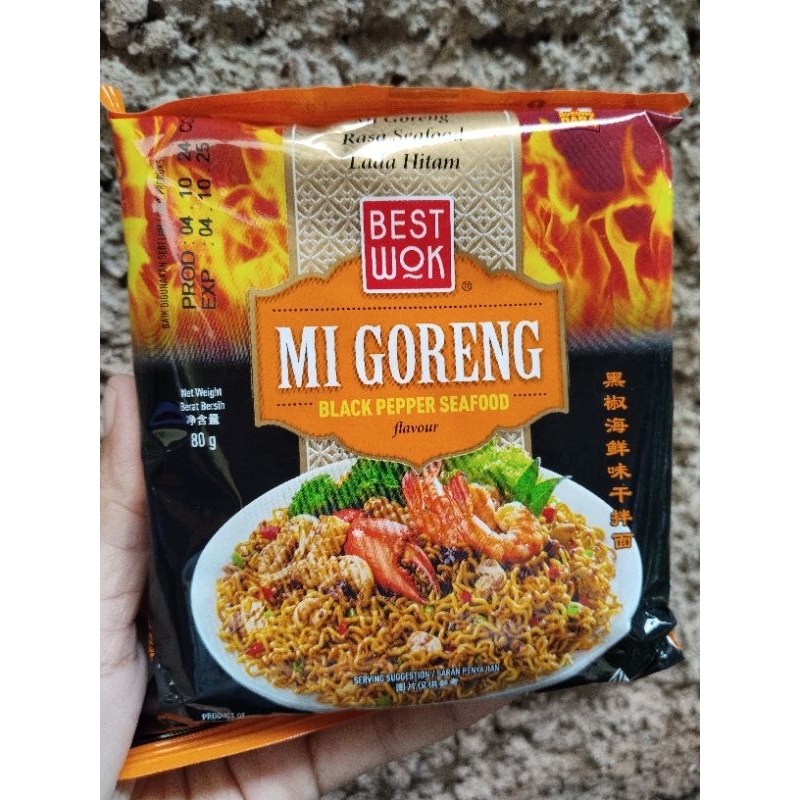 Jual Best Wok Mie Goreng Rasa Black Paper Seafood Kemasan 85 Gram ...