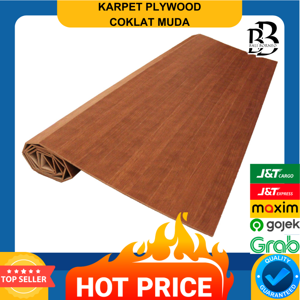 Jual Karpet Plywood Coklat Muda - Plywood Carpet, Tikar Bali, Karpet ...