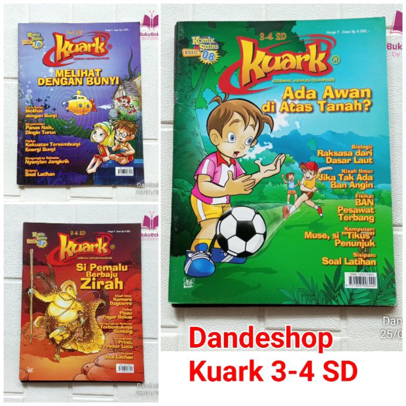 Jual Kuark 3-4 SD Komik Sains Gerbang Menuju Olimpiade - Majalah Anak ...