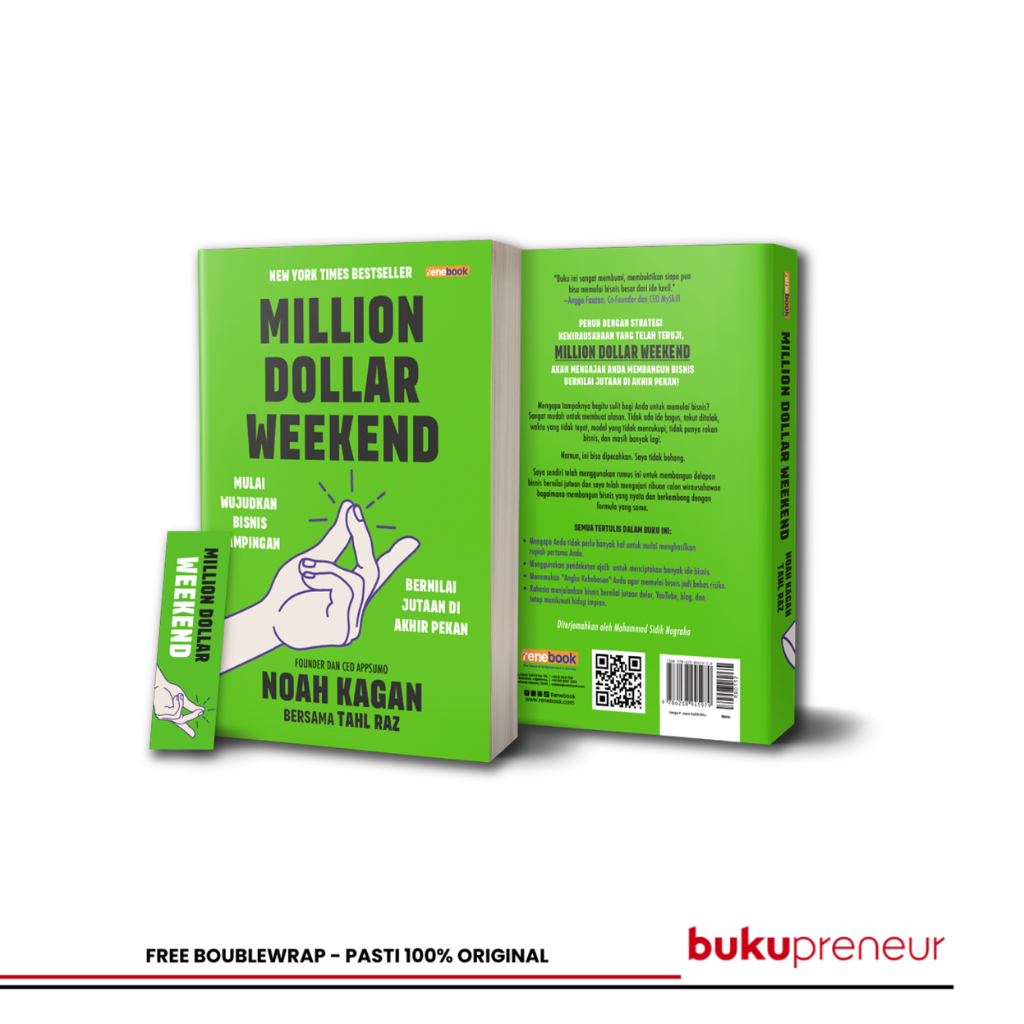Jual Bukupreneur - Million Dollar Weekend - Noah Kagan & Tahl Raz | Shopee Indonesia